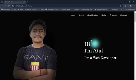 Atul Verma On Linkedin Webdevelopment Portfolio Html Css
