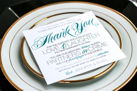 sweeping script reception thank you signs julie hanan design
