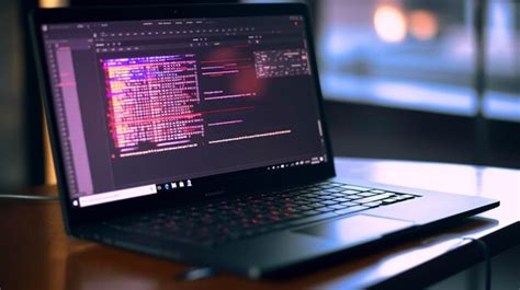 Premium AI Image A Photo Of A Laptop With A Code Editor