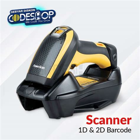 Jual Datalogic Powerscan Pbt9501 Scanner Barcode 1d 2d Imager Wireless 90 Meter Cradle Di Seller
