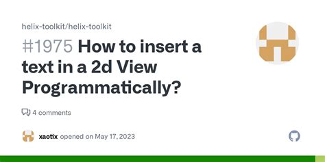 How To Insert A Text In A 2d View Programmatically · Issue 1975