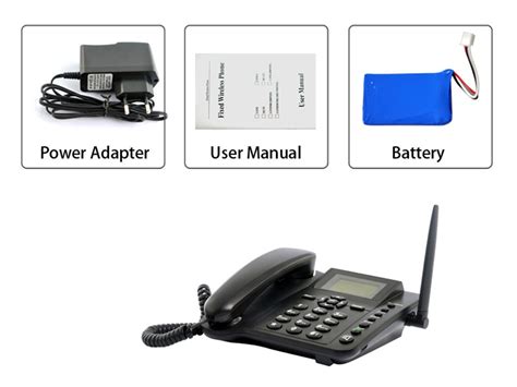 Home Wireless GSM Desktop Phone SMS Quadband SIM Card Function Unlocked Mobile EBay