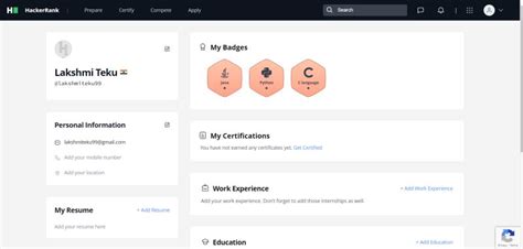 lakshmi teku on linkedin hackerrank coding microsoft ibm deloitte