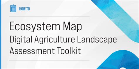 Ecosystem Map Digital Agriculture Landscape Assessment Toolkit Das