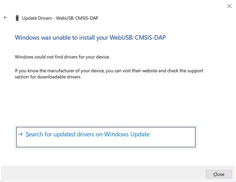 mbed driver causes issues with webusb driver · issue 487 · armmbed daplink · github