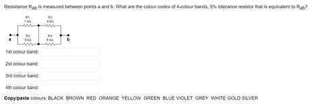Solved Resistance Rab Is Measured Between Points A And B Chegg Com