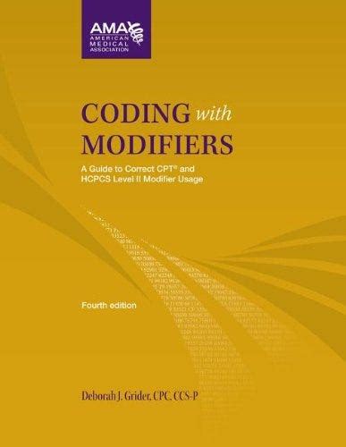 Pdf Coding With Modifiers A Guide To Correct Cpt And Hcpcs Level Ii