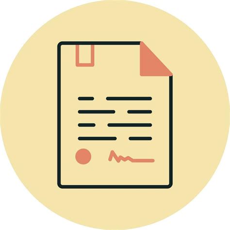 Contract Vector Icon 37099123 Vector Art At Vecteezy