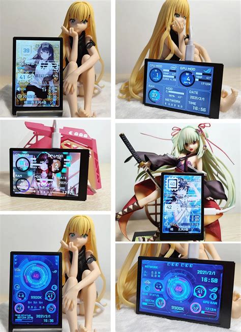 New 3 5 Inch Ips Type C Secondary Screen Cpu Gpu Ram Hdd Monitoring Usb Display Photography Shop