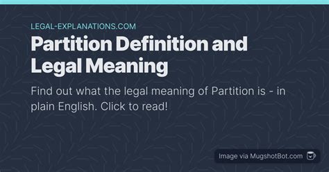 Partition Definition What Does Partition Mean