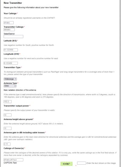 Pi Star Dapnet Pocsag [online Amateur Radio Community Wiki]