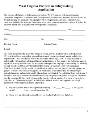 Fillable Online Ddc Wv Fillable Online Ddc Wv West Virginia Partners In