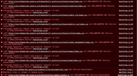 Error Loading Kibana On A Web Browser 503 Service Unavailable