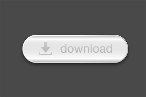 Premium Vector 3d Style Download Button Icon Design
