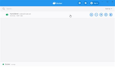 Docker Starten Node Red