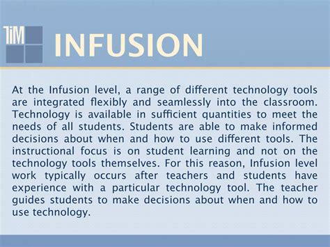 Technology Integration Matrix Introduction KEY