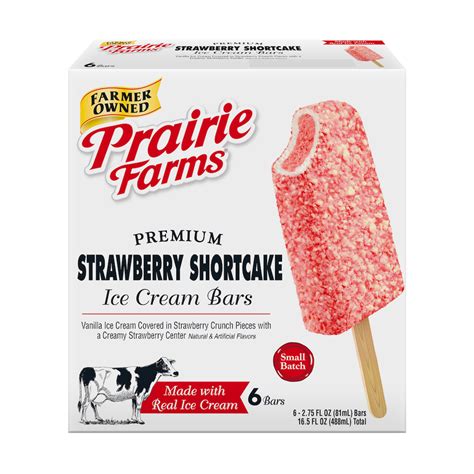 Strawberry Shortcake Ice Cream Bars
