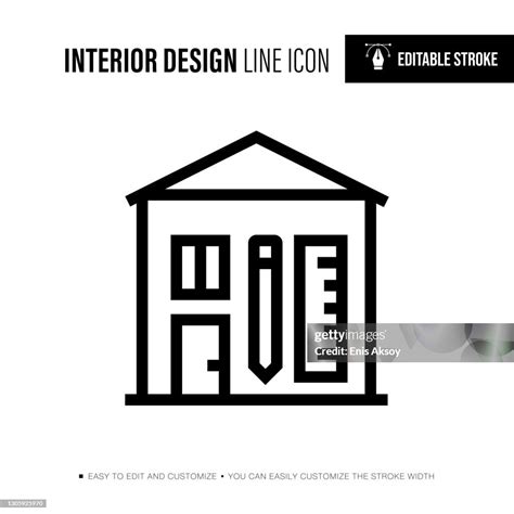 Interior Design Editable Stroke Line Icon High Res Vector Graphic Getty Images