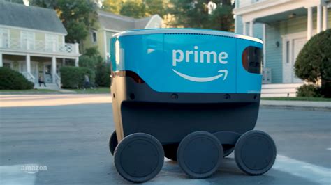 This Is Amazon Scout The Autonomous Blue Delivery Bot Roaming One American Neighborhood