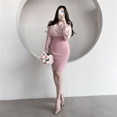 가나다란 💜 단정베이직 가나다란 단정한 라운드 퍼프 쉬폰 블라우스 3color