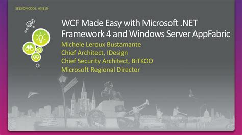 PPT WCF Made Easy With Microsoft NET Framework And Windows Server AppFabric PowerPoint