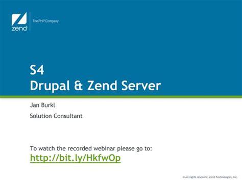 Standard Cms On Standard Php Stack Drupal And Zend Server Pdf