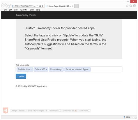vardhaman deshpande custom taxonomy picker for provider hosted apps