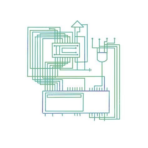 Texture Abstract Style Circuit Series Abstract Color Line Line Png