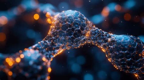 Dynamic Abstract Representation Of Molecular Structures And Bonds Stock Video Video Of Nucleus