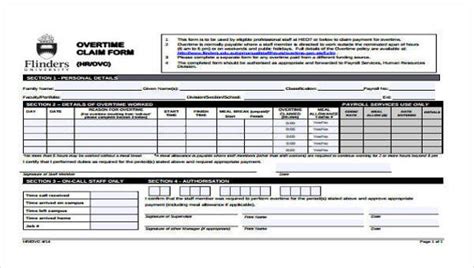 Claim Form Sample Template Master Of Template Document