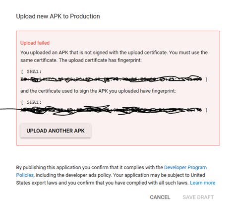 Android After Google Play App Signing Getting Error While Publish App On Play Store Stack
