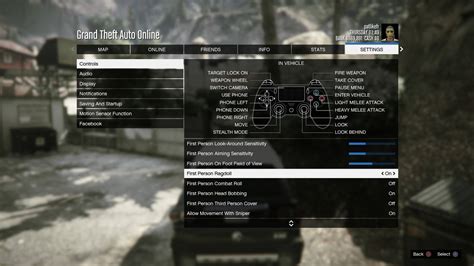 Gta 5 Guide How To Configure First Person Views On Ps4 And Xbox One