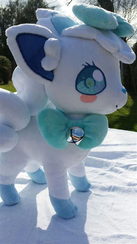 Alolan Vulpix Plush By Pollyrockets On Deviantart
