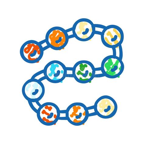 Synthesis Biochemistry Icon Doodle Illustration Stock Illustrations 8 Synthesis Biochemistry