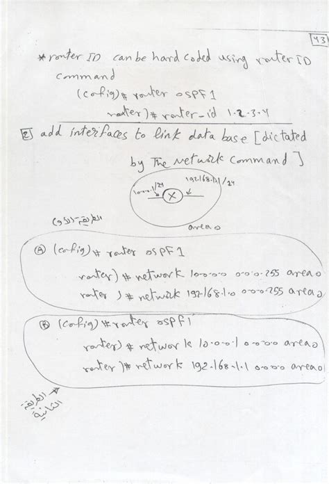 A Handwritten Explanation Of The Ospf Routing Protocol Pdf