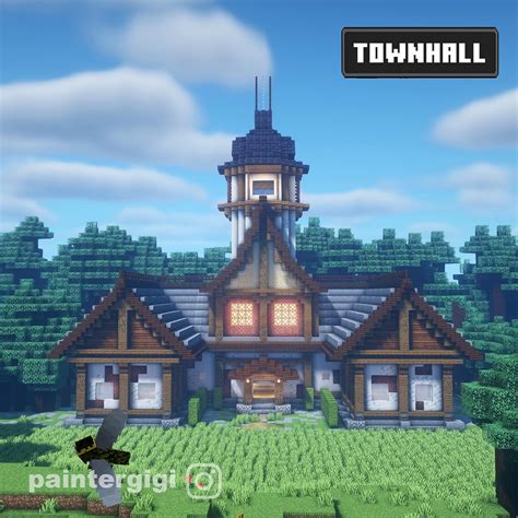 Town Hall Building Minecraft