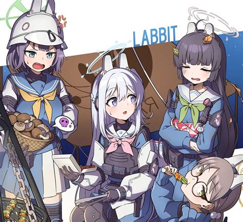 Miyu Miyako Saki And Moe Blue Archive Drawn By Sha Siasha Danbooru