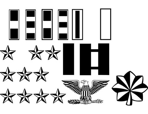 Us Navy Officer Rank Line Art Warrant Officer Rank Svg Png Dxf Works With Laser Cricut And