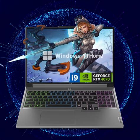 Lenovo Newest Legion 16" QHD+ i9 RTX 4070 Gaming Laptop, 16" QHD+ (2560 ...