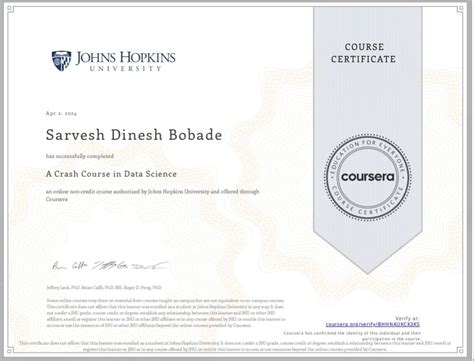 Sarvesh Bobade On Linkedin Here I Successfully Completed My One Week Crash Course For Data