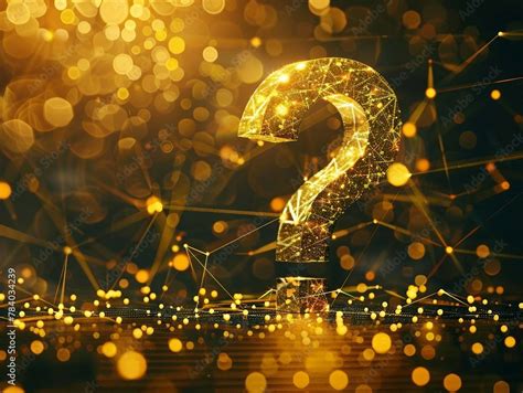 Yellow Digital 3d Question Mark With Binary Code Ai In Question