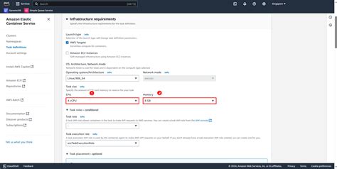 backend task definition deploy applications on amazon elastic
