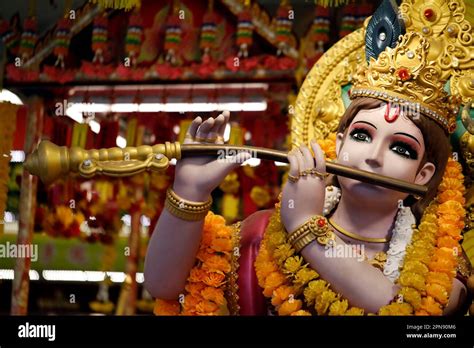 One Of The Most Beloved Of Hindu Gods Blue Skinned Krishna Is The