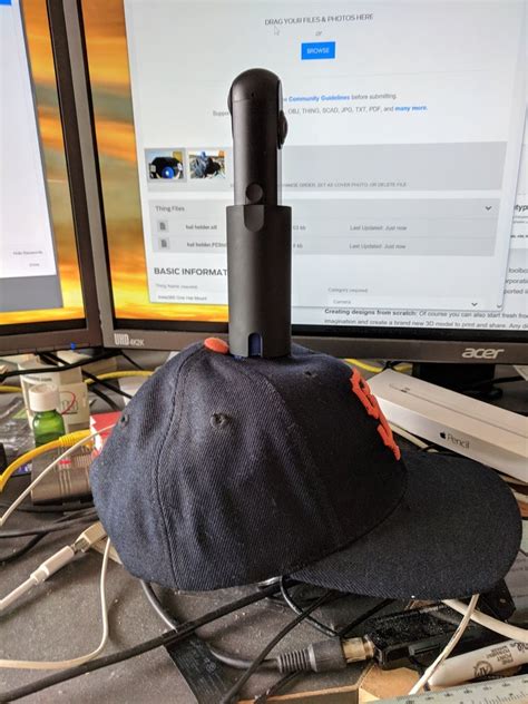 Insta360 One Hat Mount By Gjpc Download Free Stl Model