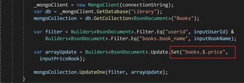 C Net Mongodb Update Nested Array Elementobject Thecodebuzz