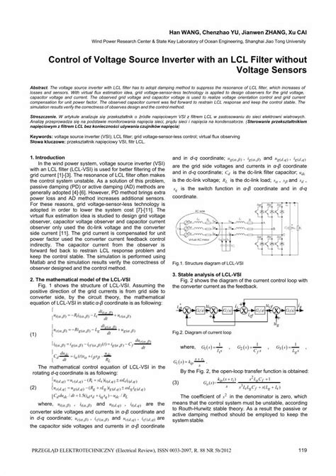 Pdf Mathematical Model For Lcl Filter With Afe Converter Dokumen Tips