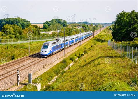 Sncf Double Decker Regional Train Editorial Photo