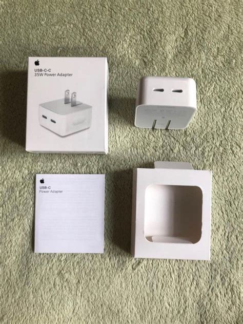 Original W Dual Usb C Port Compact Power Adapter Mobile Phones Gadgets Mobile Gadget