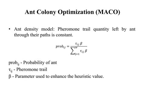 aco firefly modified firefly bat abc algorithms ppt