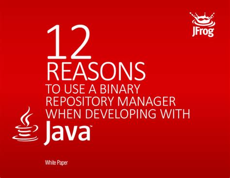 Java 12 Reasons To Use A Binary Repository Manager When Developing